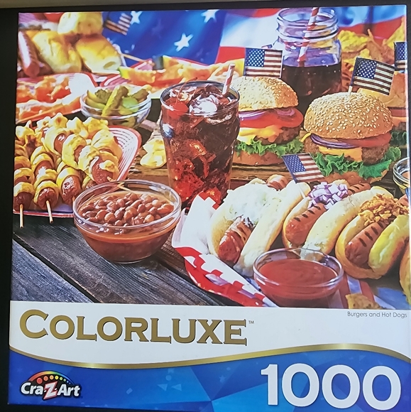 Roseart | Games | 42 Roseart Colorluxe 000 Piece Burgers And Hot Dogs ...